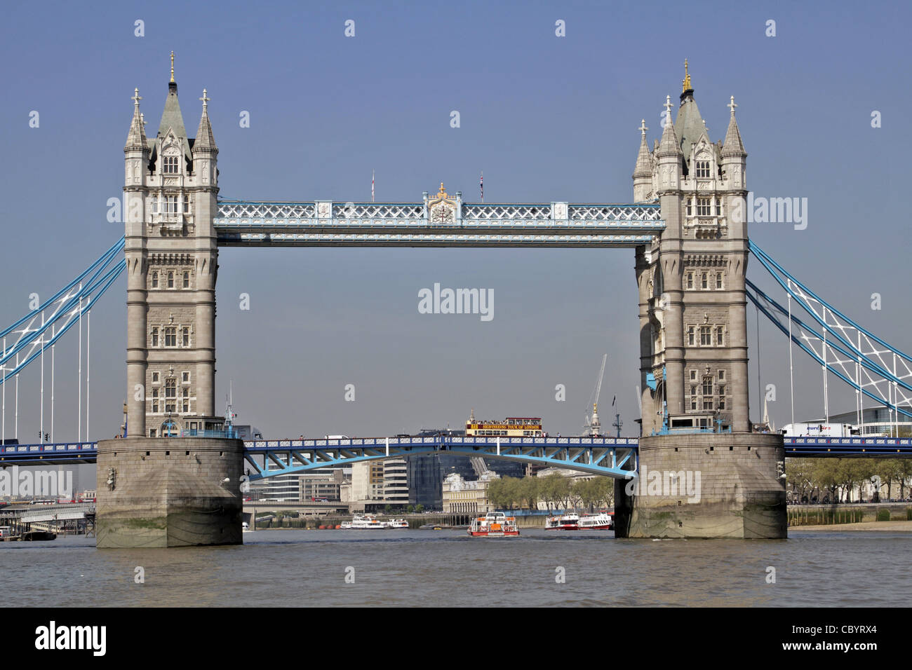 TOWER BRIDGE, DRAWBRIDGE BUILT AT THE END OF THE 19TH CENTURY AND ...