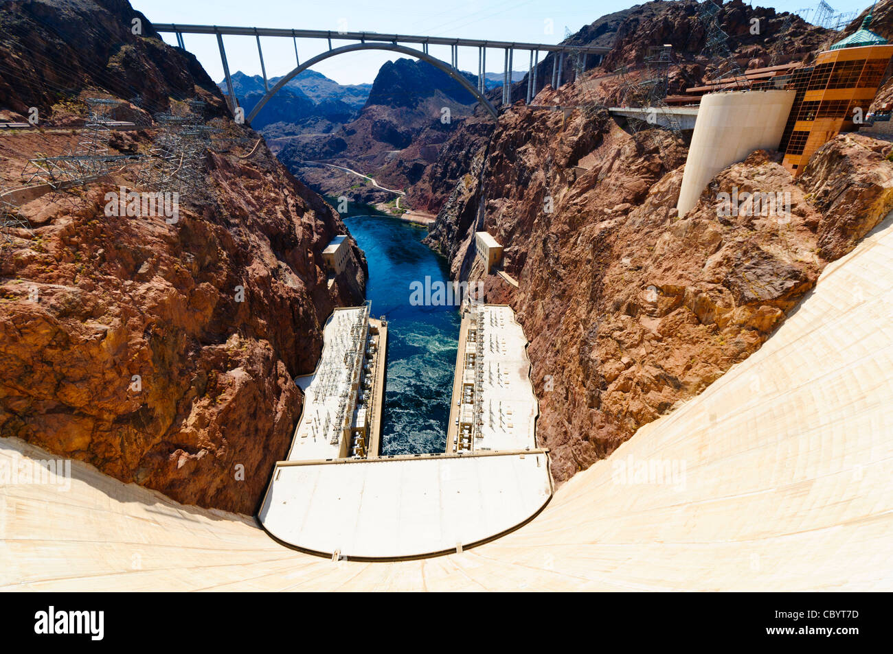 Reservoir behind hoover dam hi-res stock photography and images - Alamy