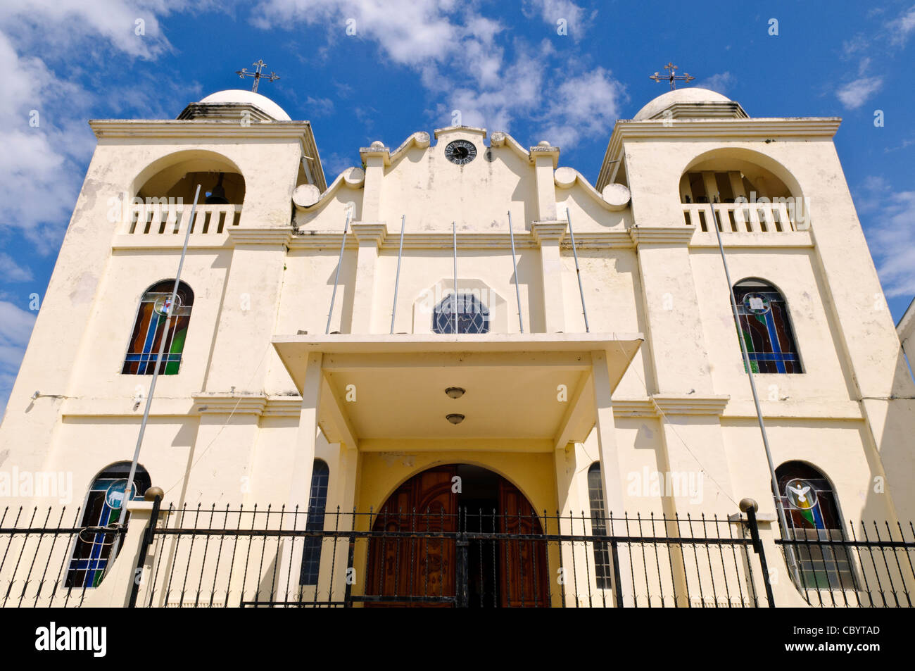 FLORES, Guatemala — The colonial-era Catholic church of Nuestra Señora ...