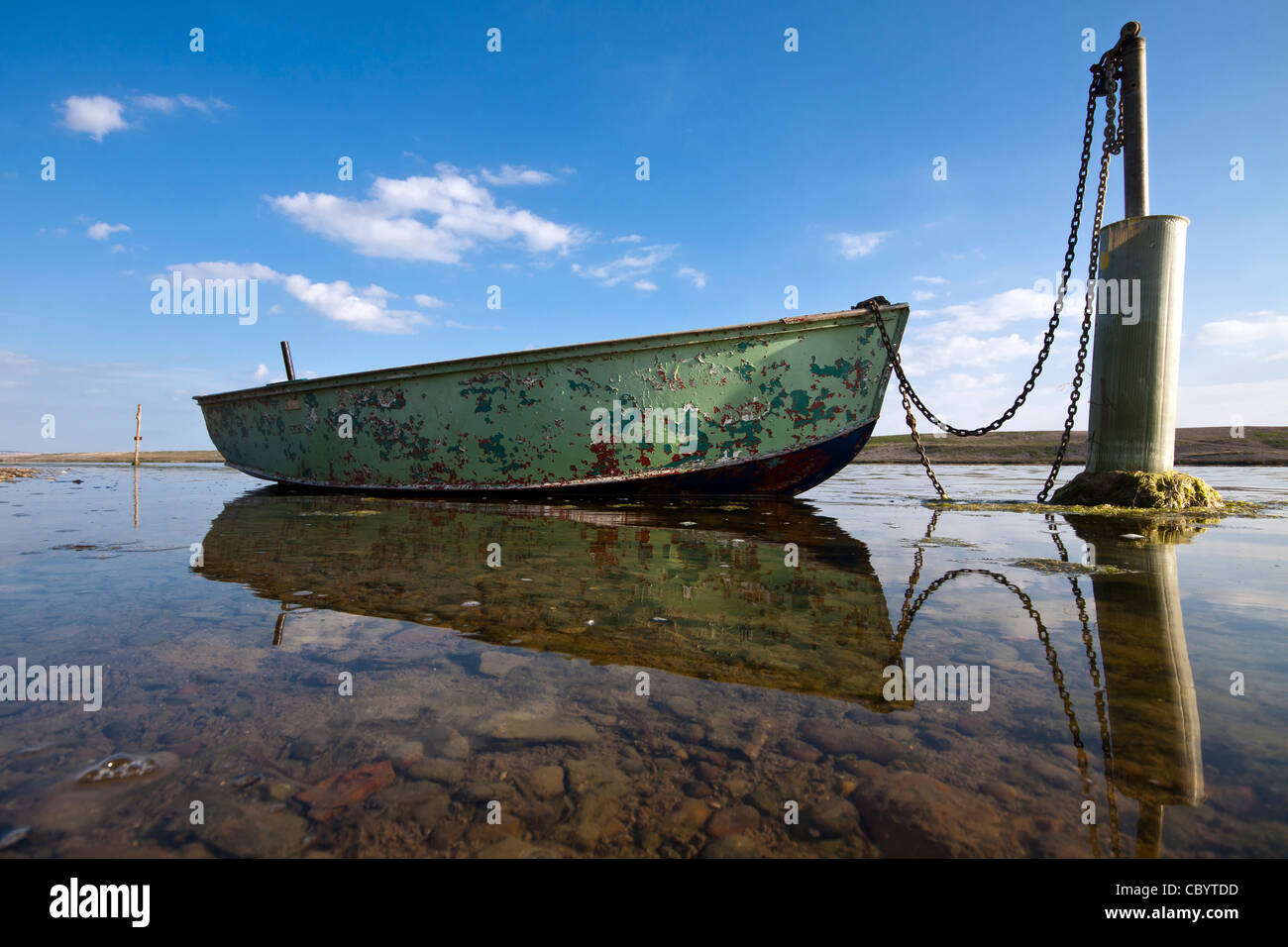 Small row boat Stock Photo - Alamy