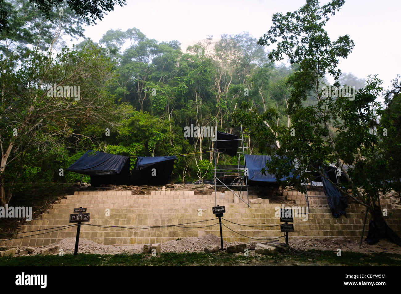 Templo tikal iv hi-res stock photography and images - Alamy