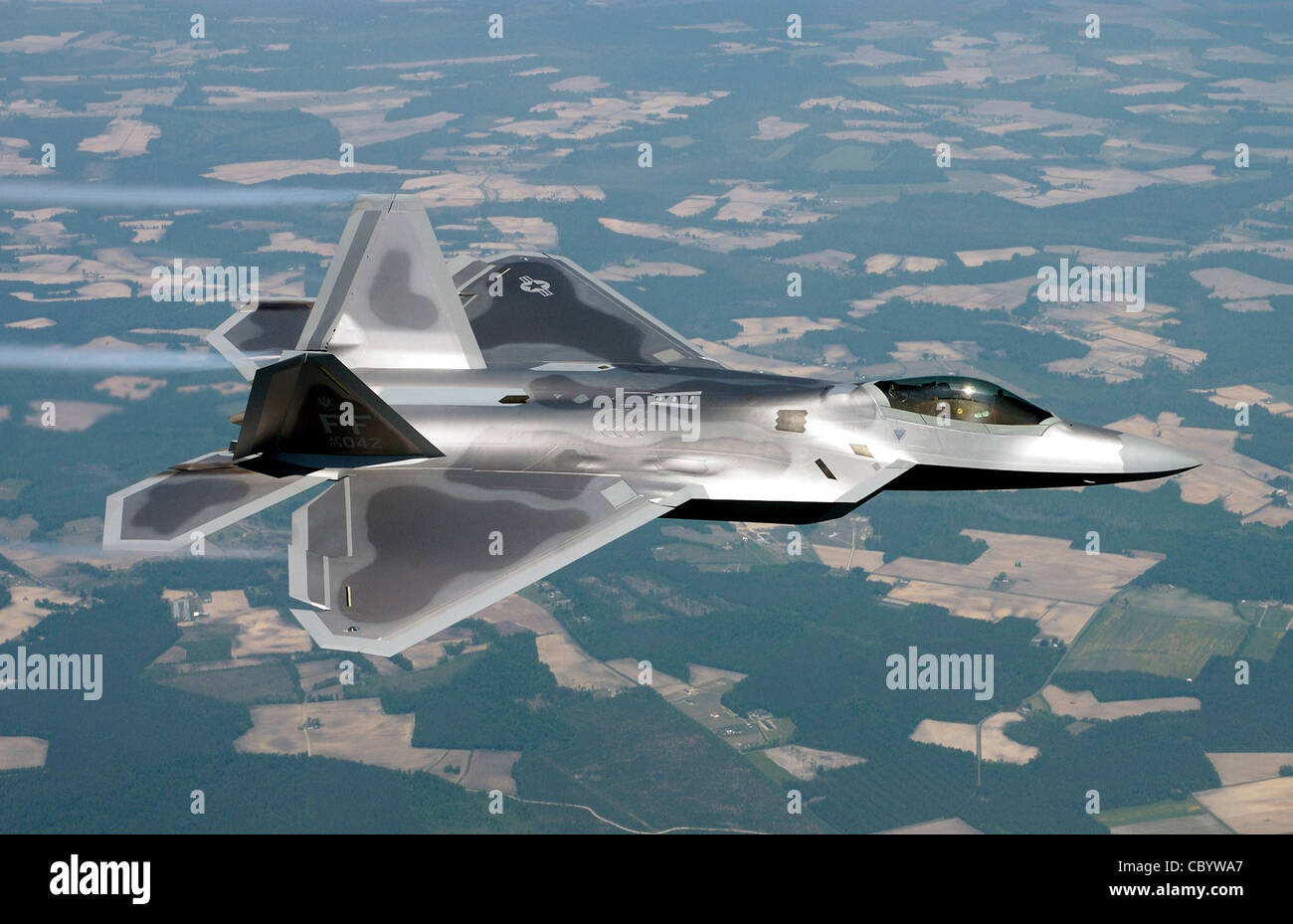 An F-22 Raptor like this one has completed it's final assembly in the ...