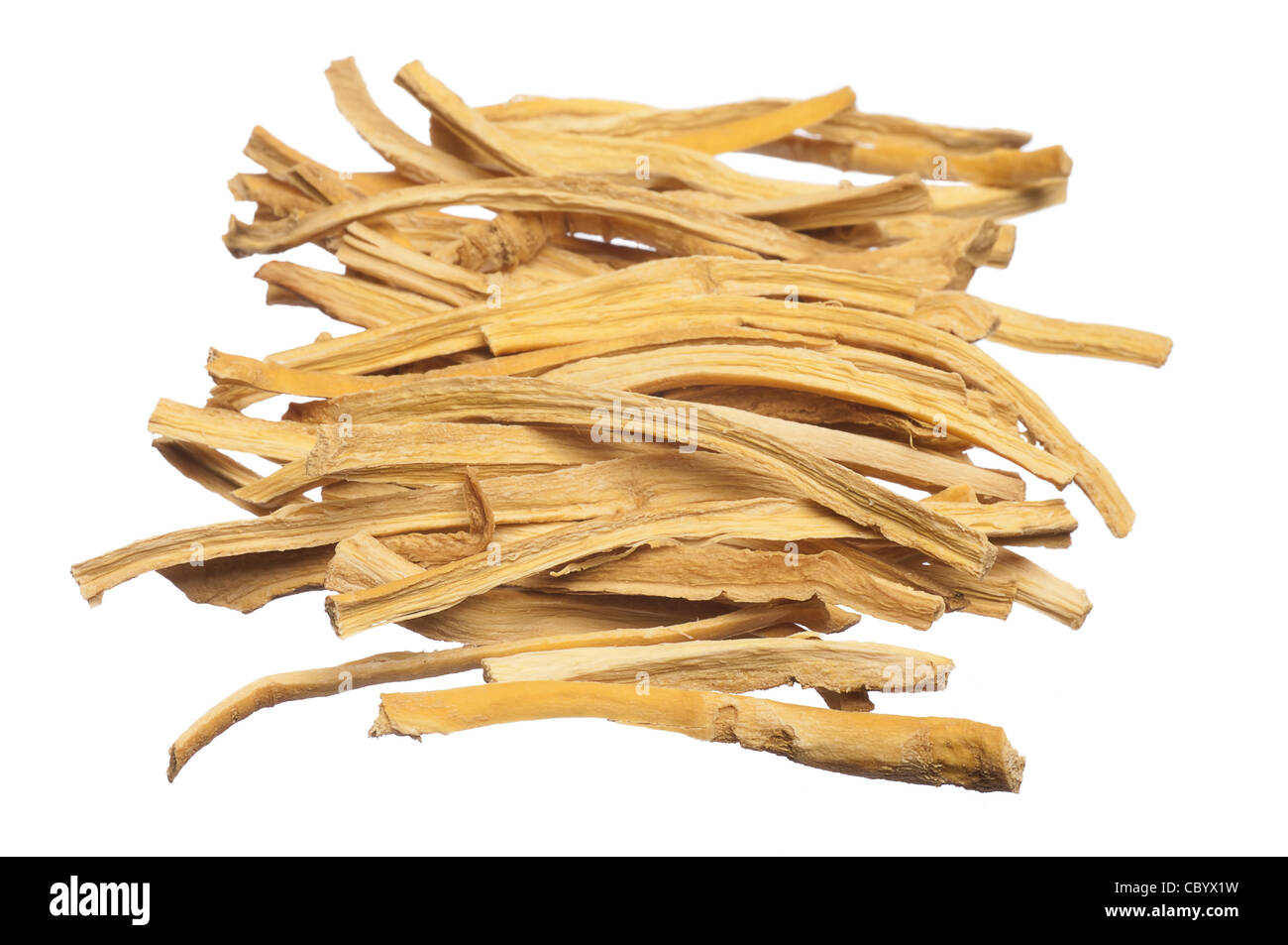 cut dried root isolated on white background Stock Photo - Alamy