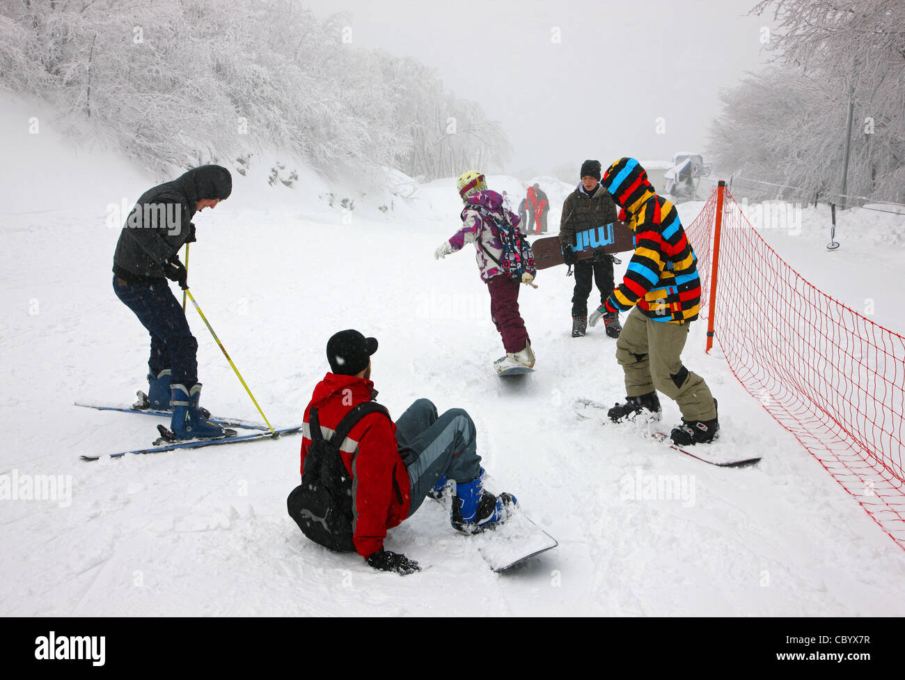 Pelion greece skiing hi-res stock photography and images - Alamy