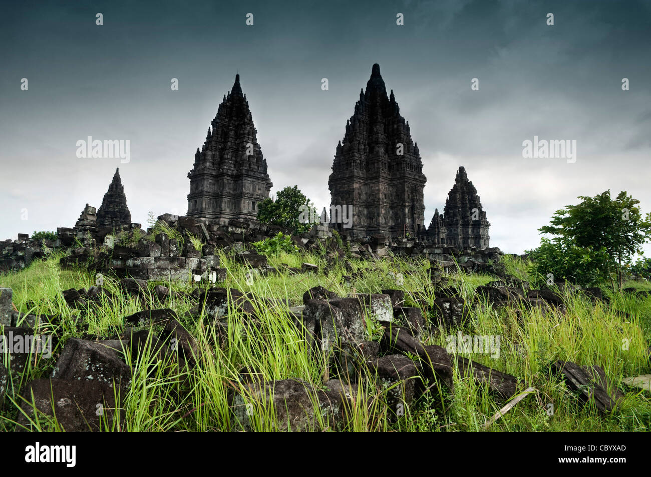 Prambanan ruins - East Java (Indonesia Stock Photo - Alamy