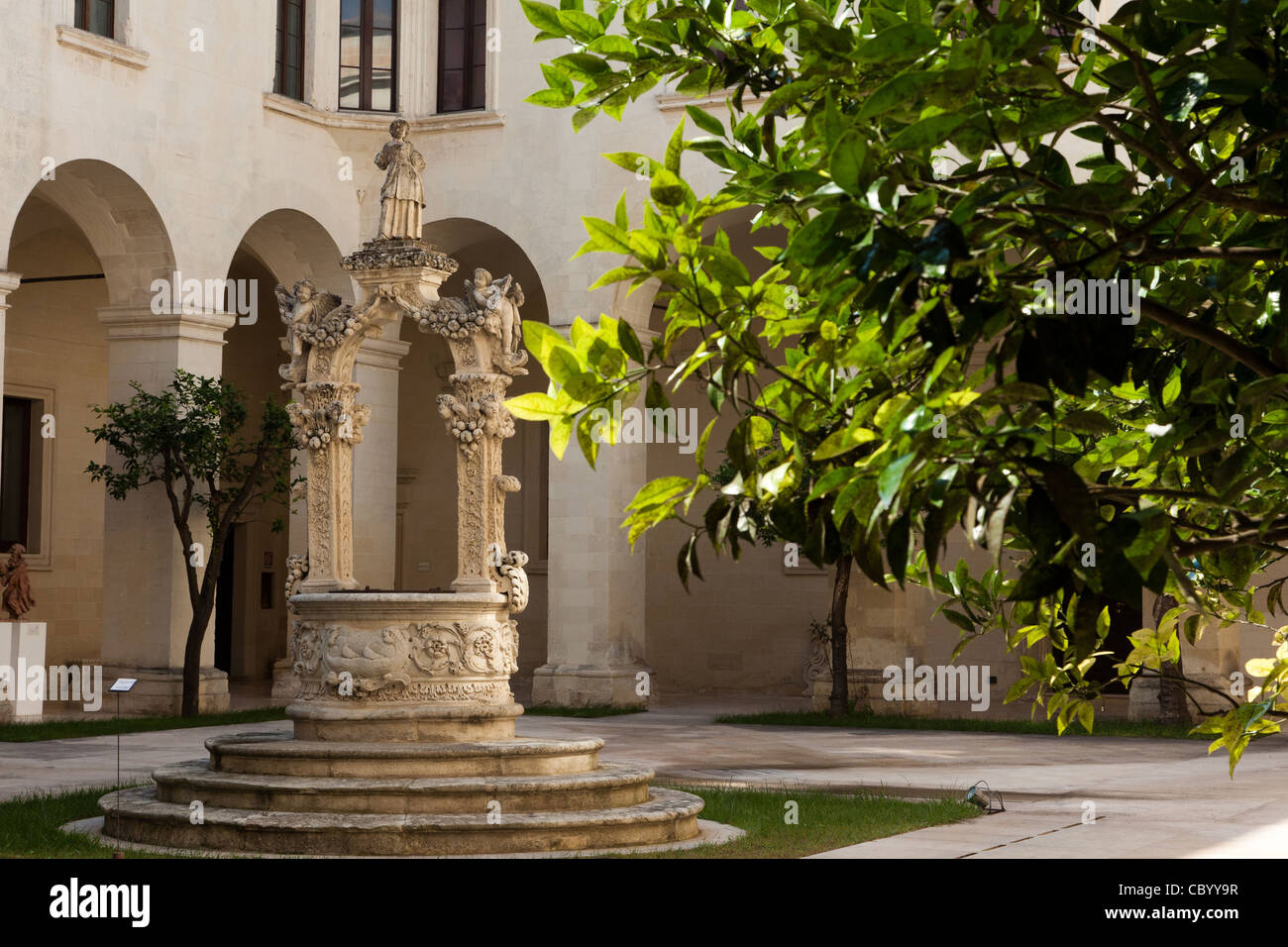 INNER COURTYARD OF THE DIOCESAN MUSEUM SET UP IN THE FORMER SEMINAR ...