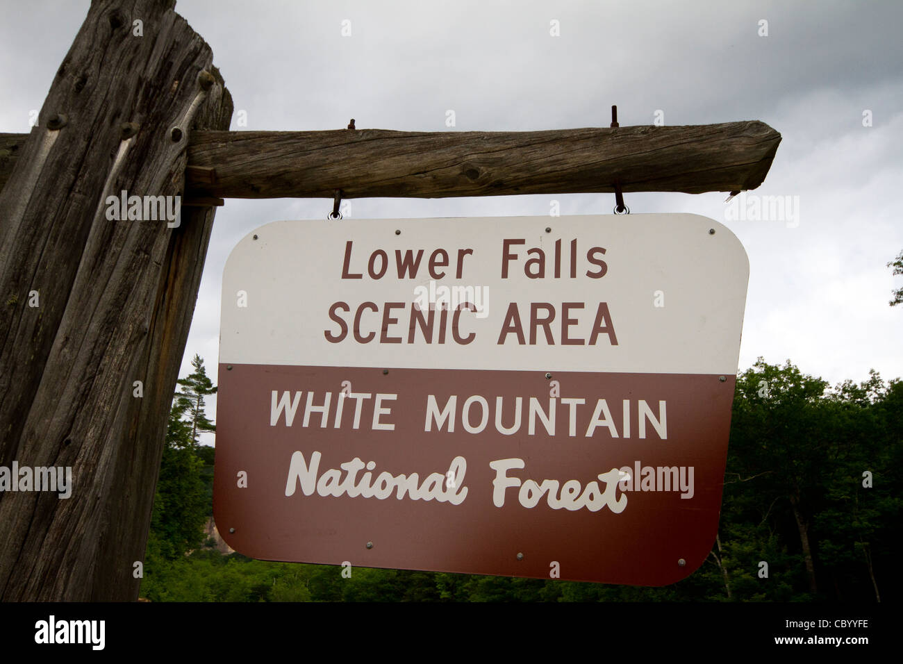 Scenic Area Road Sign Stock Photo - Alamy