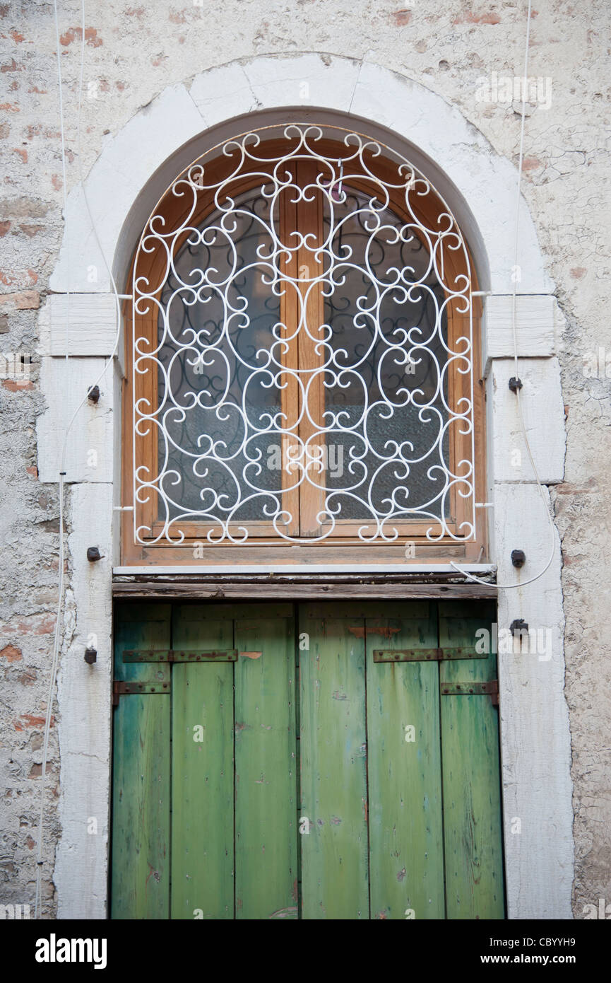 Venetian front door, Venice, Italy Stock Photo - Alamy