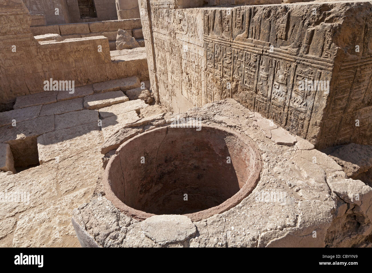 The site of the Ptolemaic Temples and tombs in Wanina, southwest of ...