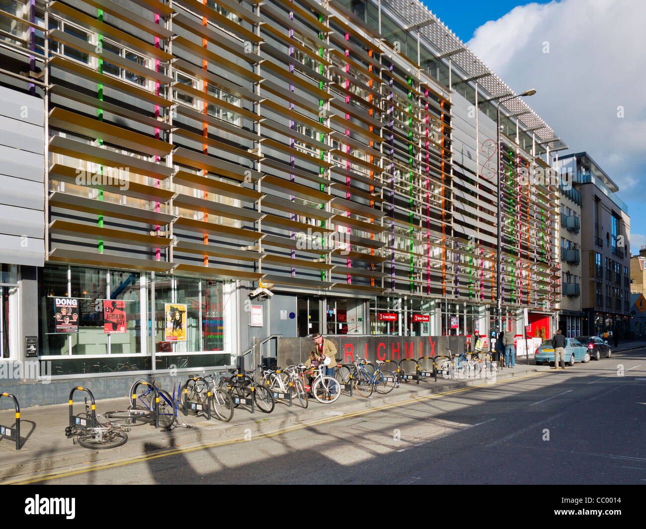 Rich Mix cultural centre, Bethnal Green Road, London. It is a venue for ...