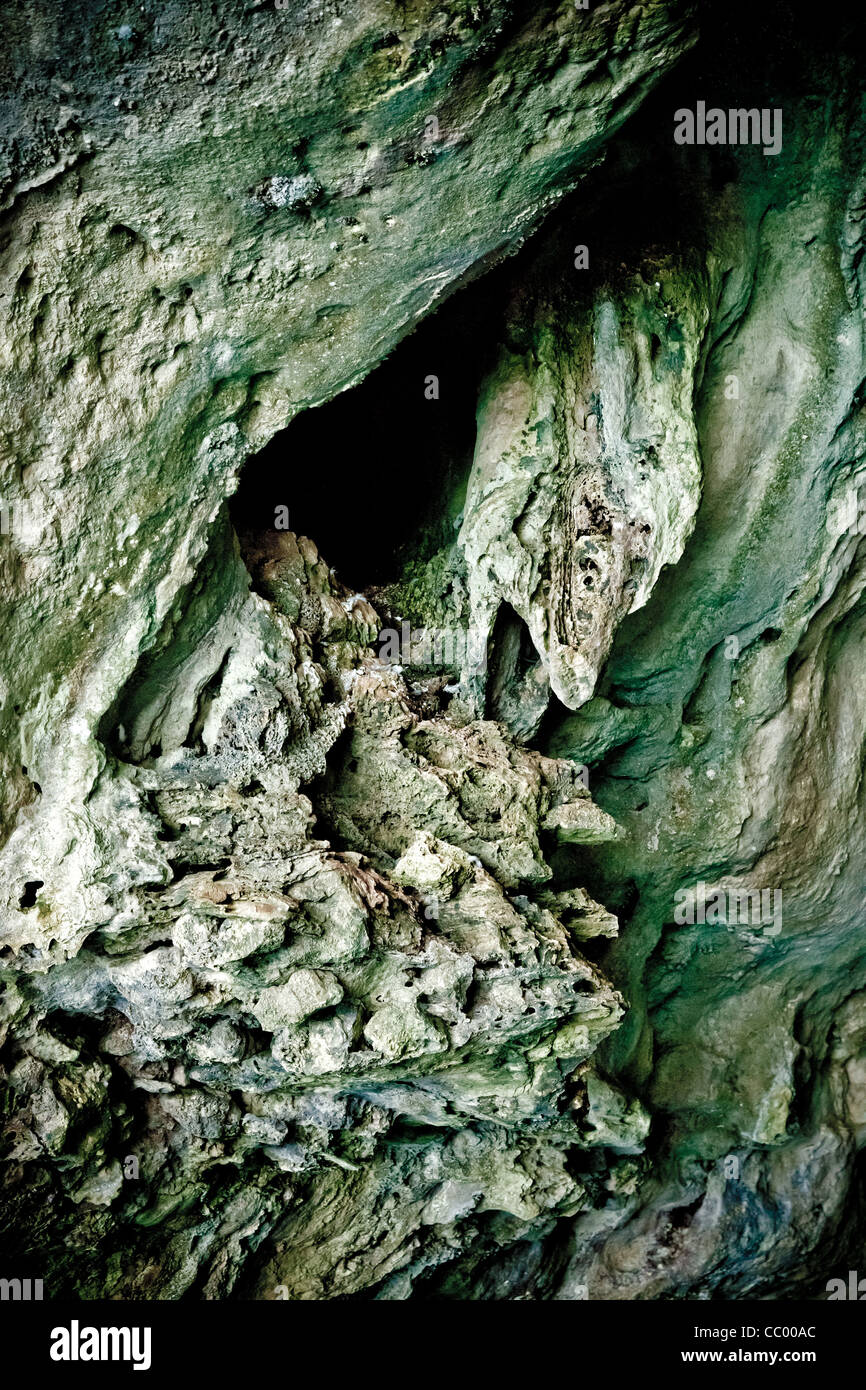 GROTTA DELLA MURENE, CAVE OF THE MORAY, IONIAN COAST AT THE TIP OF ...