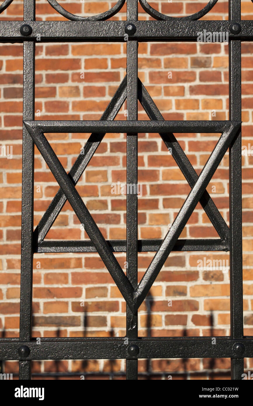 Entrance gate with star of david hi-res stock photography and images ...