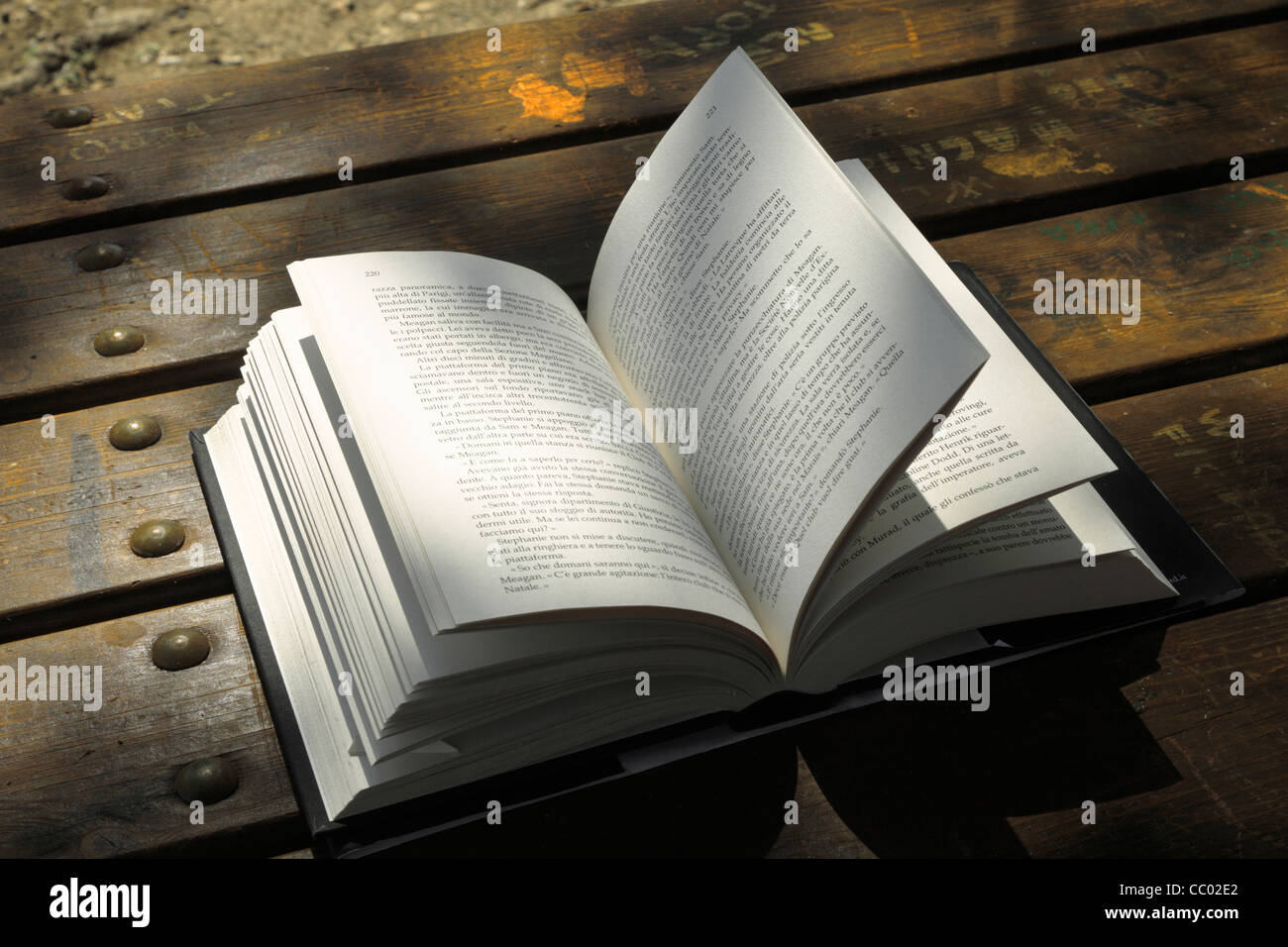 Between the pages of a book Stock Photo - Alamy