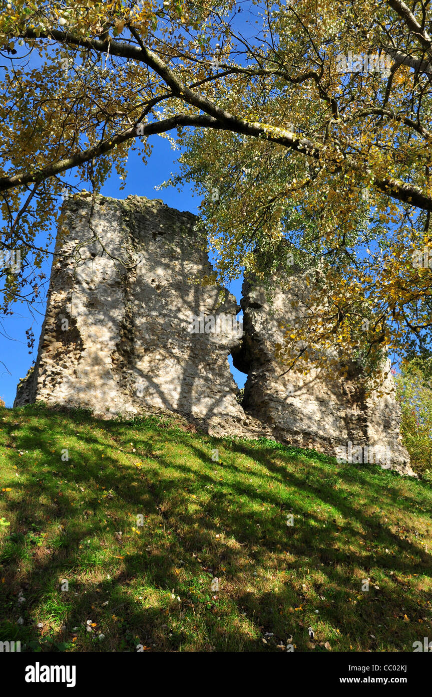 Sutton Valence castle ruins Stock Photo - Alamy