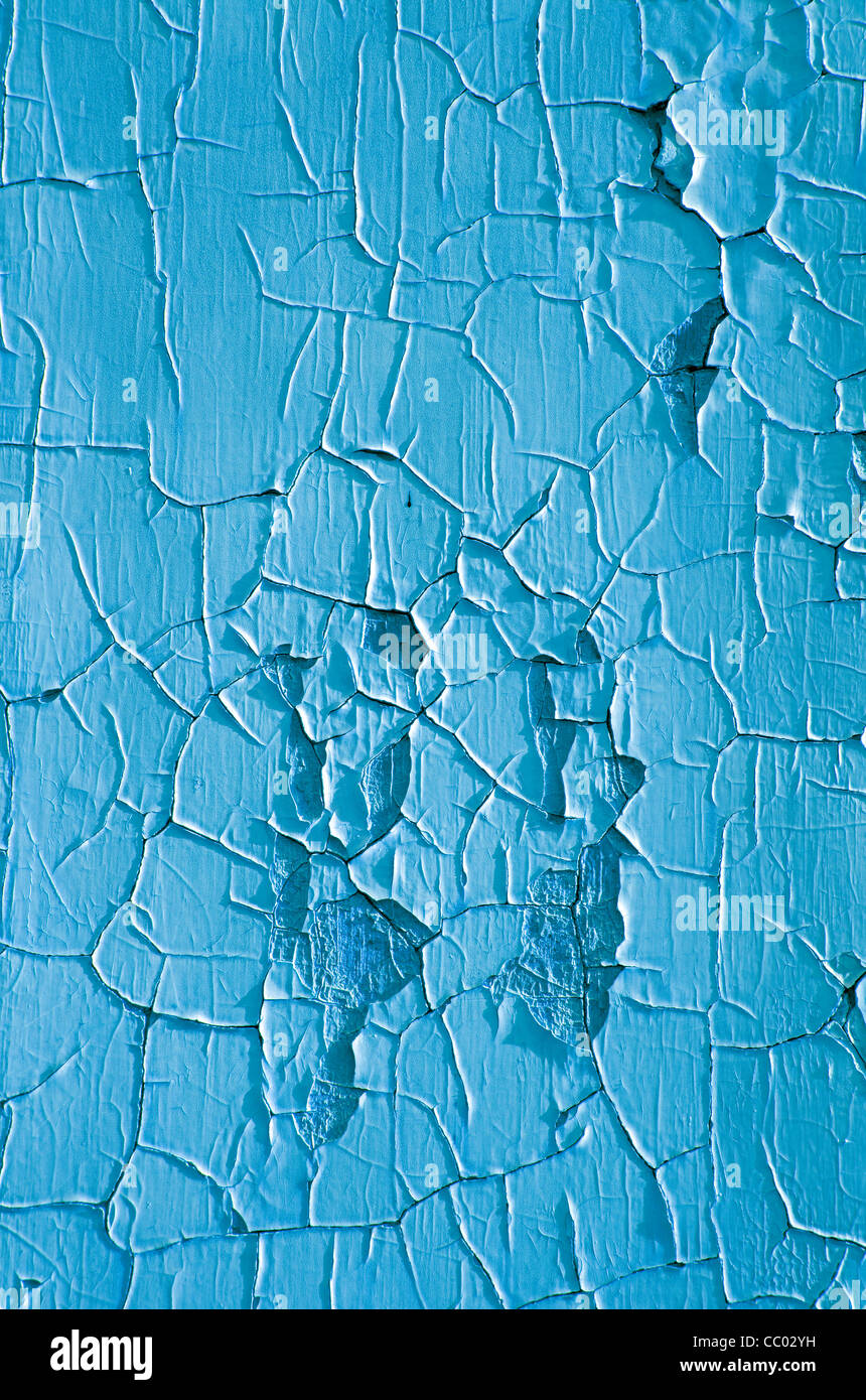 old and cracked azure wall background and texture Stock Photo - Alamy