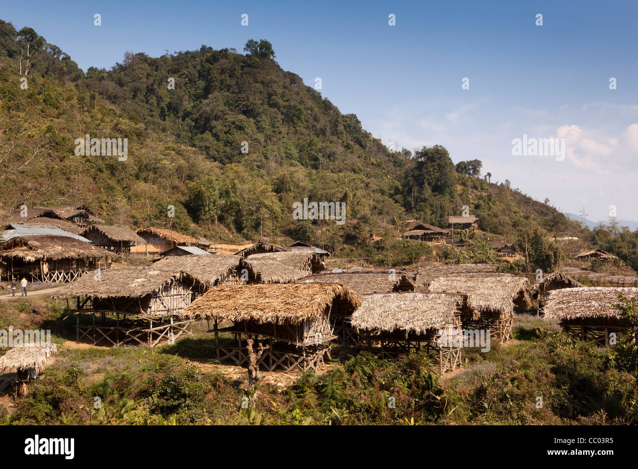 India, Arunachal Pradesh, Daporijo, Upper Subansiri area, hill village ...