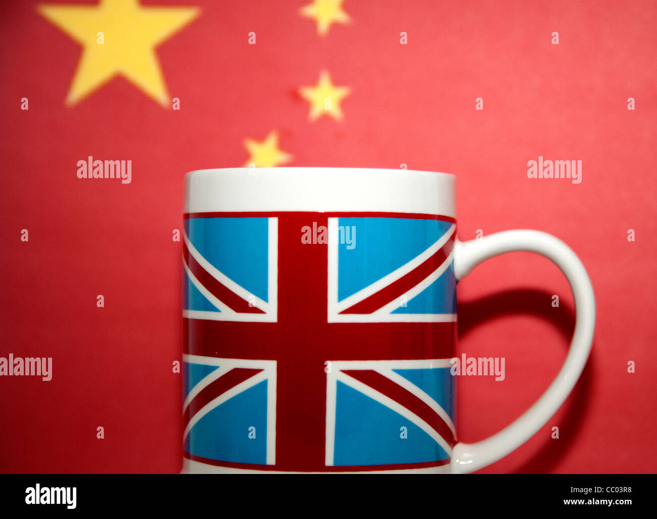 Union Jack British mug....made in China Stock Photo - Alamy