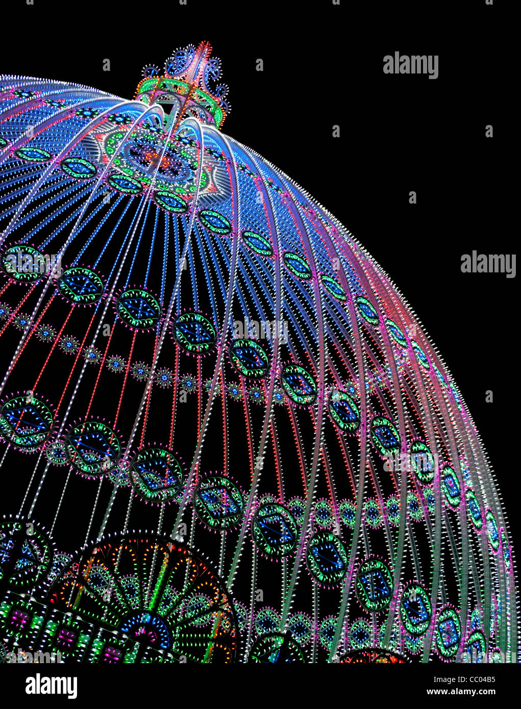 Dome, creative LED light festival in Holland Stock Photo - Alamy