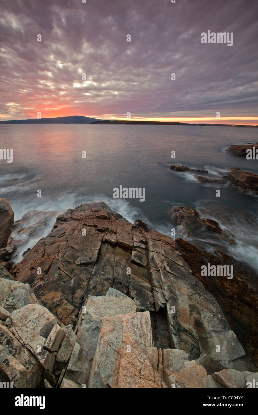 Schoodic peninsula sunset hi-res stock photography and images - Alamy