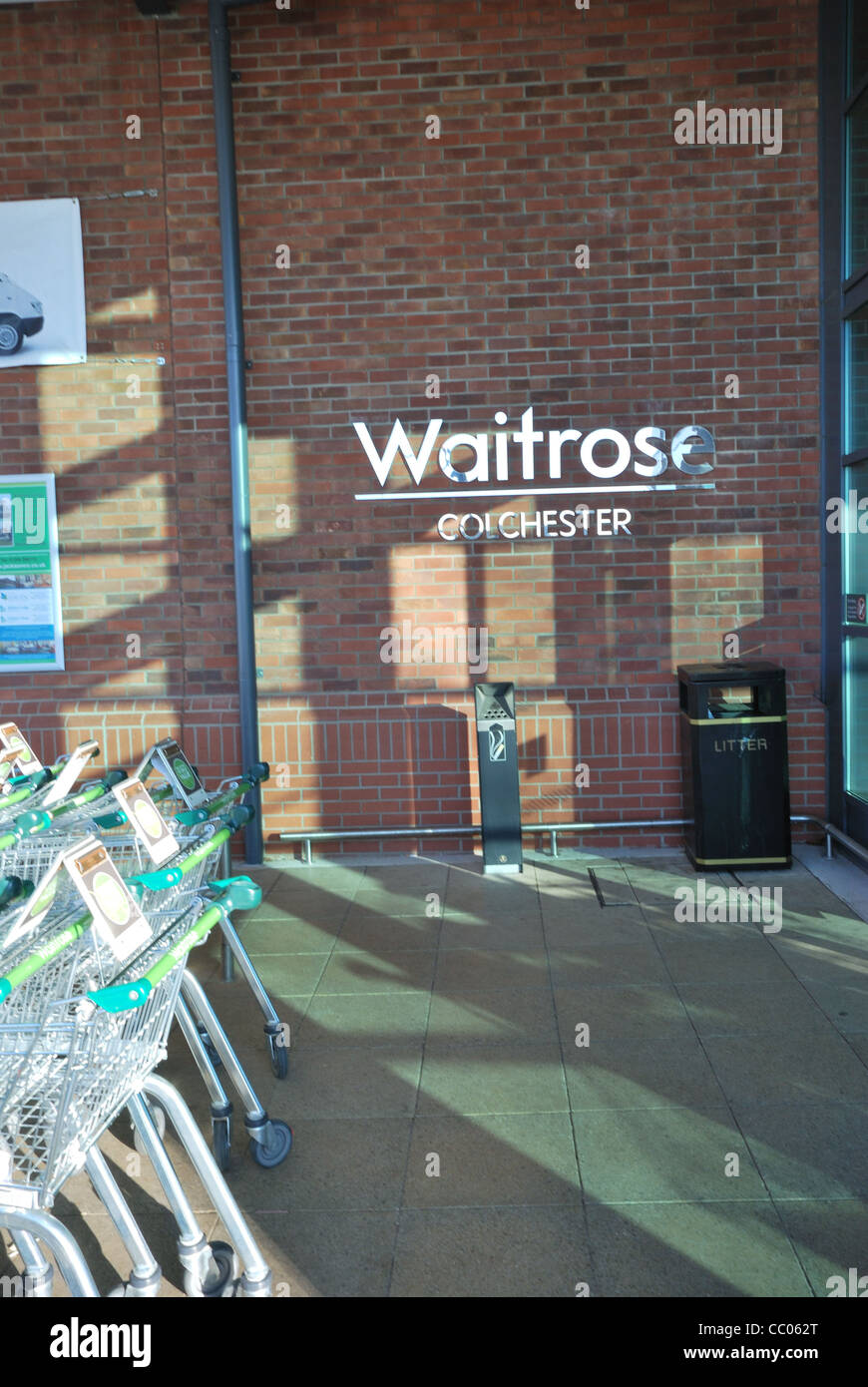 Waitrose trolleys hi-res stock photography and images - Alamy