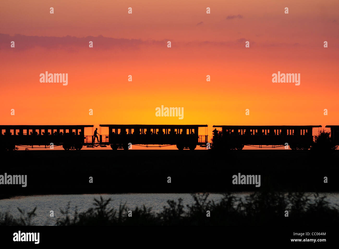 Dinner train sunset hi-res stock photography and images - Alamy