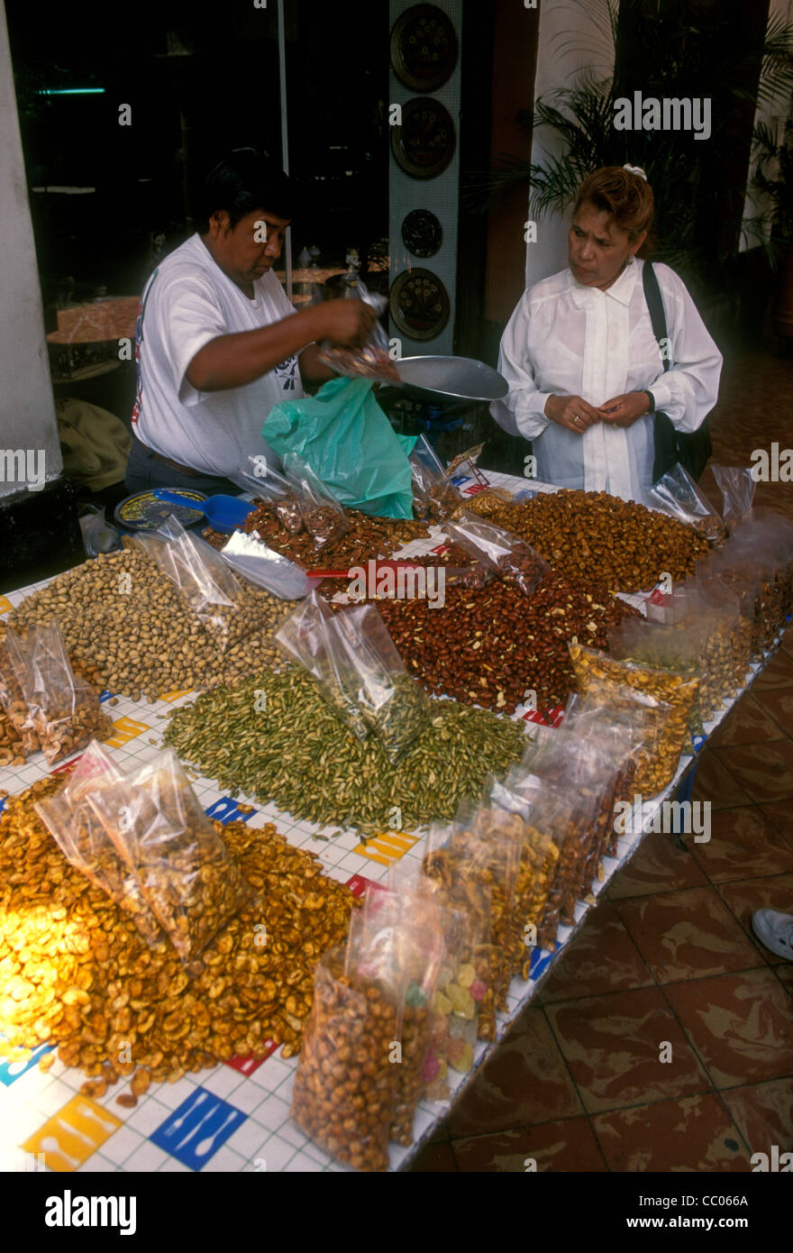 Mexican people, Mexican man, selling nuts, nut vendor, Mexican woman ...
