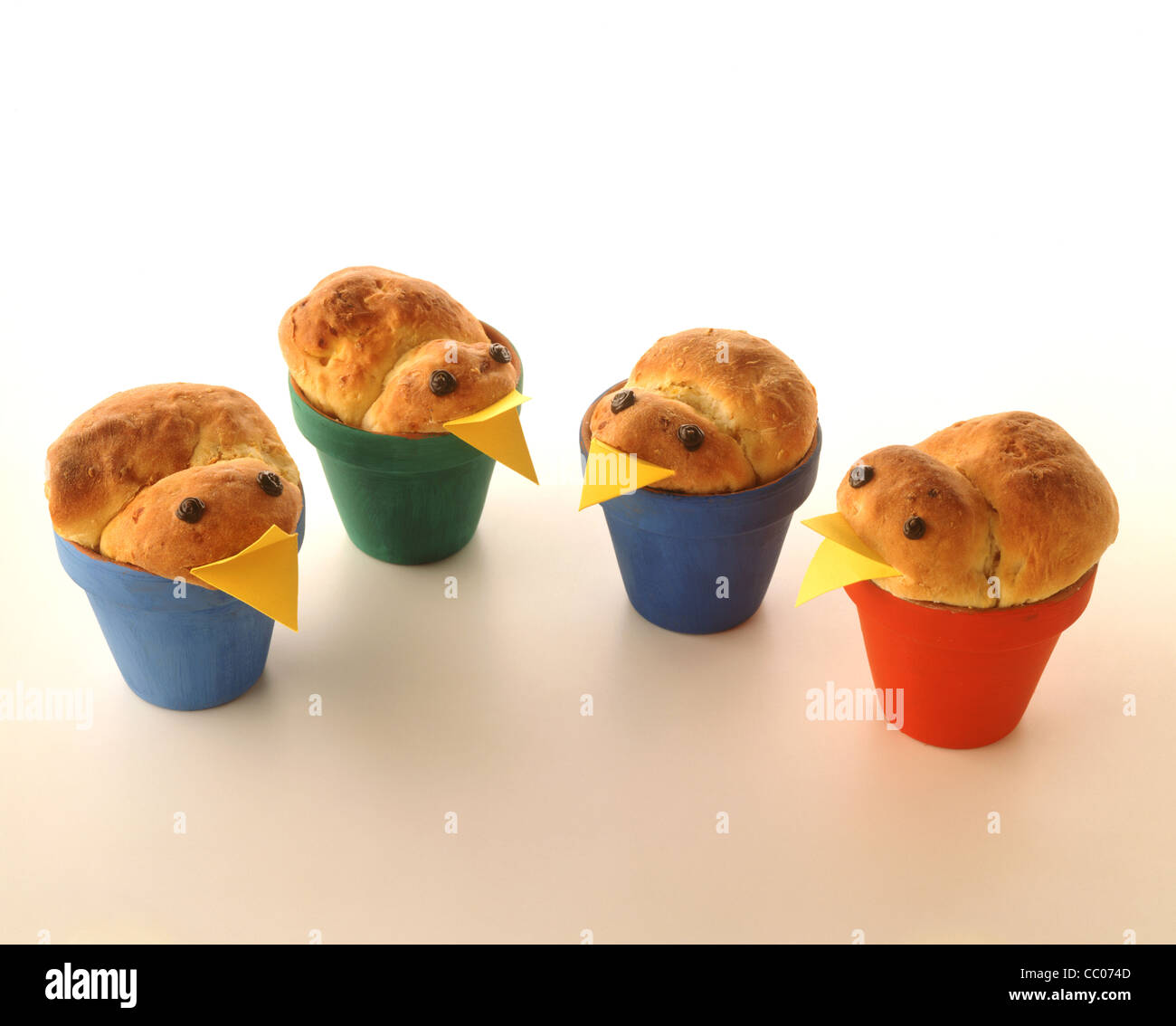 Muffins styled as biddy Stock Photo - Alamy