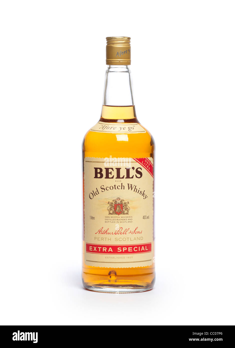 bottle of Bell's Old Scotch Whisky Stock Photo - Alamy