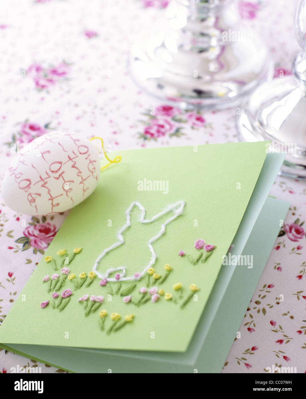Easter bunny embroidery hi-res stock photography and images - Alamy