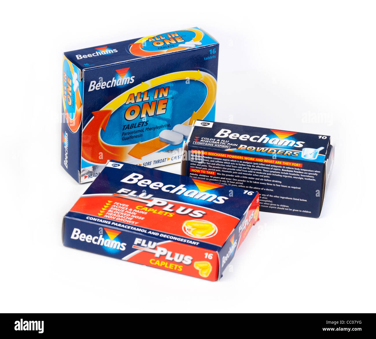 Paracetamol pack gsk Cut Out Stock Images & Pictures - Alamy