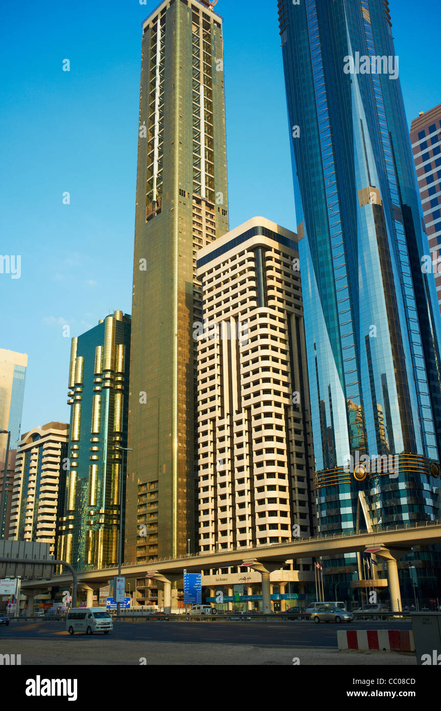 Uae dubai sheikh zayed road hi-res stock photography and images - Alamy