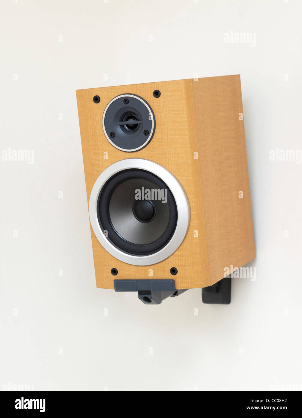 Hi-Fi speaker on wall Stock Photo - Alamy