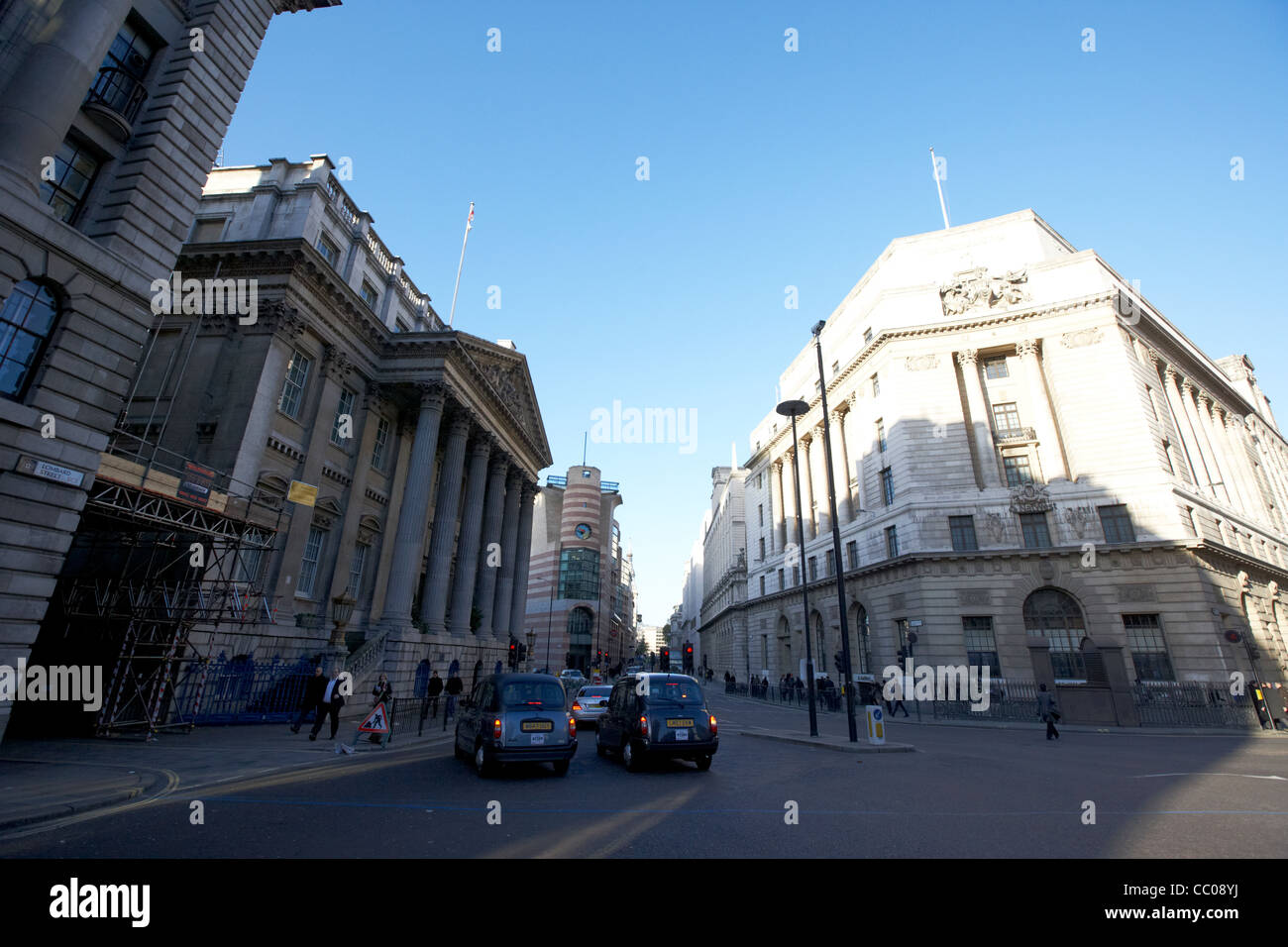 bank junction of lombard street, mansion house street princes street in ...