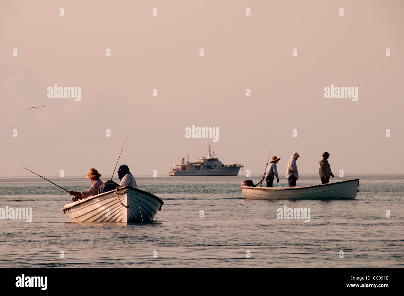 Fishing Boats Swains Reef Great Barrier Reef Australia // Small boats ...