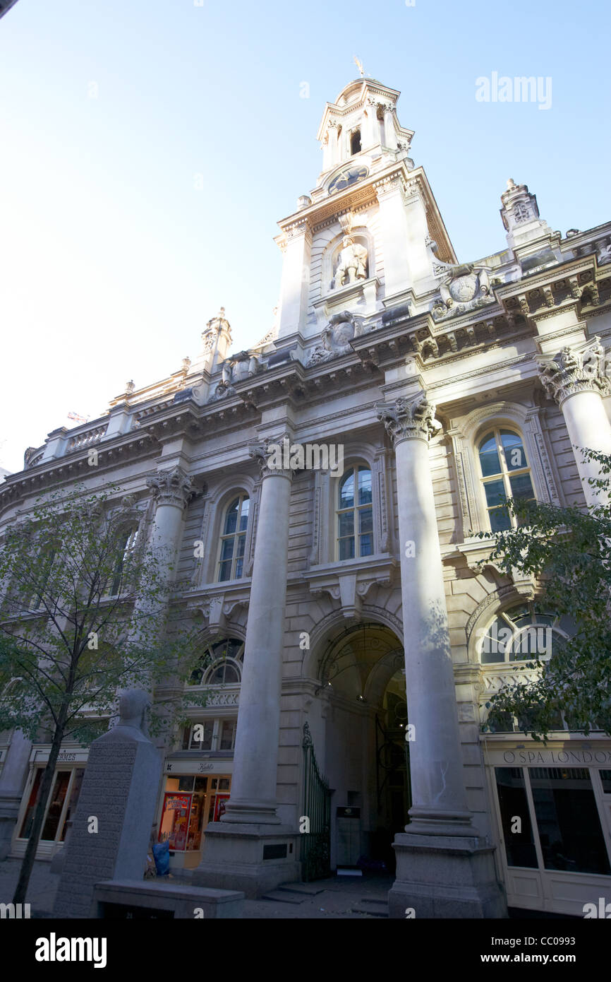 the Royal Exchange building in the City of London England UK United ...