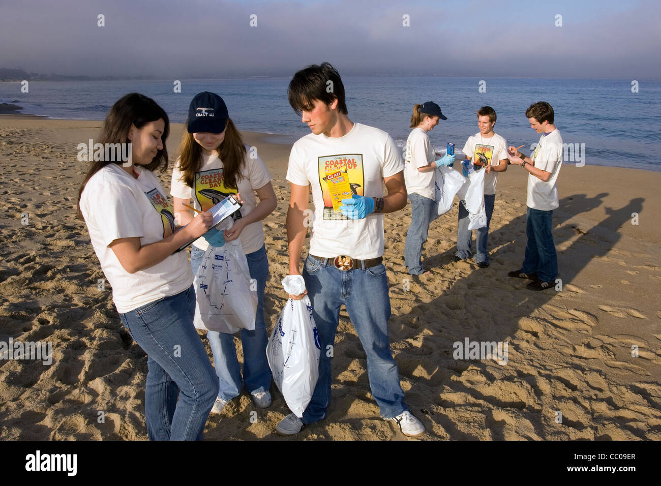 California Coastal Cleanup Day Stock Photo - Alamy