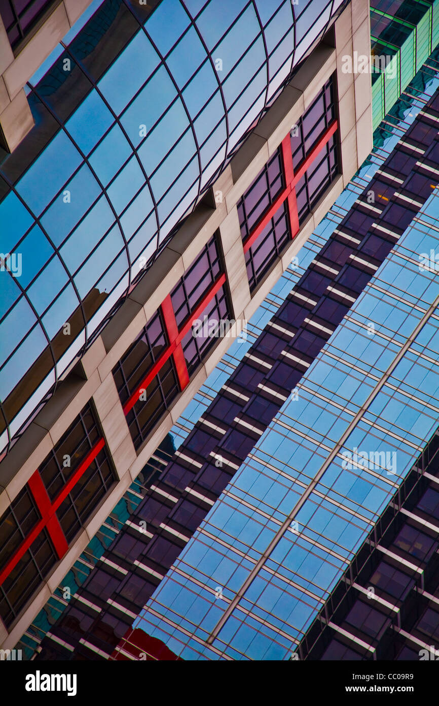 Geometric abstract of office buildings in Toronto, Canada Stock Photo ...