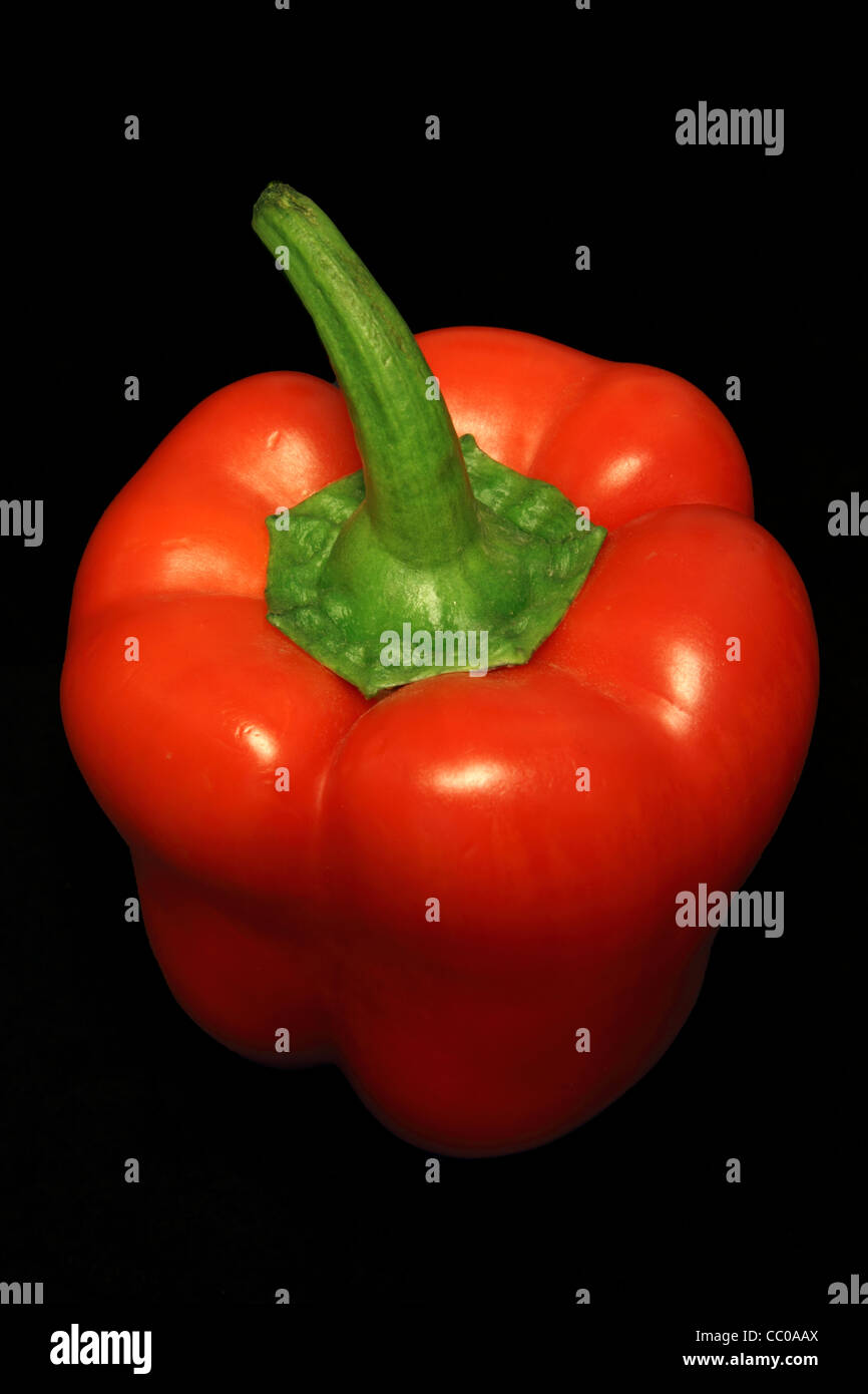 Still life of a Sweet Red Pepper Stock Photo - Alamy