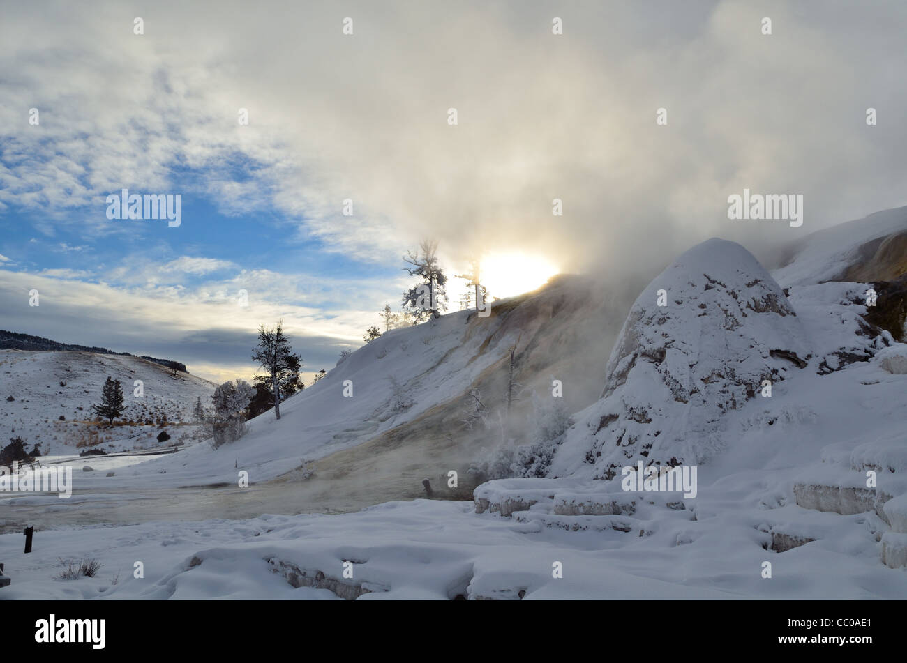 Hot springs state park snow hi-res stock photography and images - Alamy