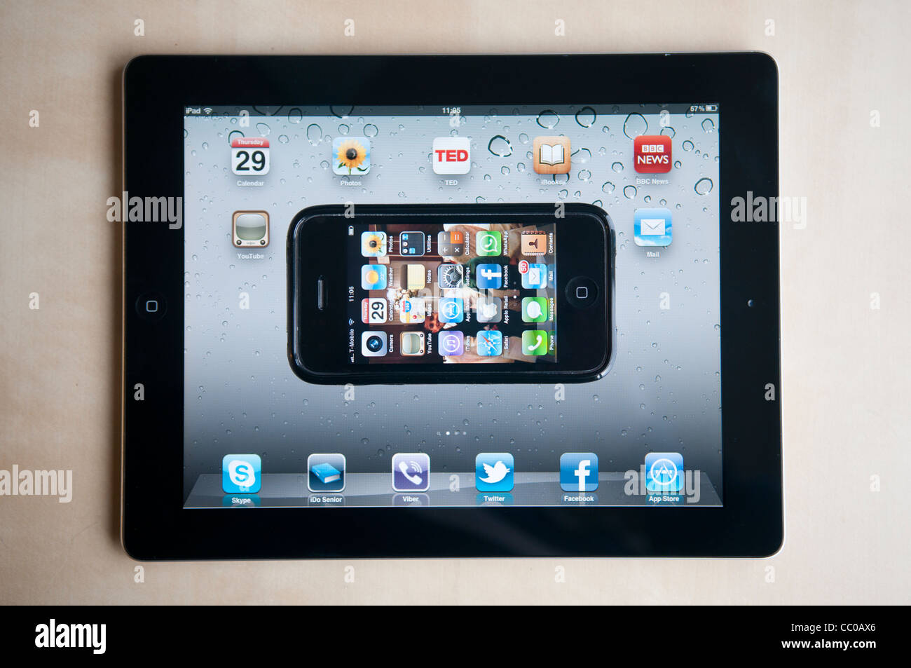 iPad and iPhone Stock Photo - Alamy