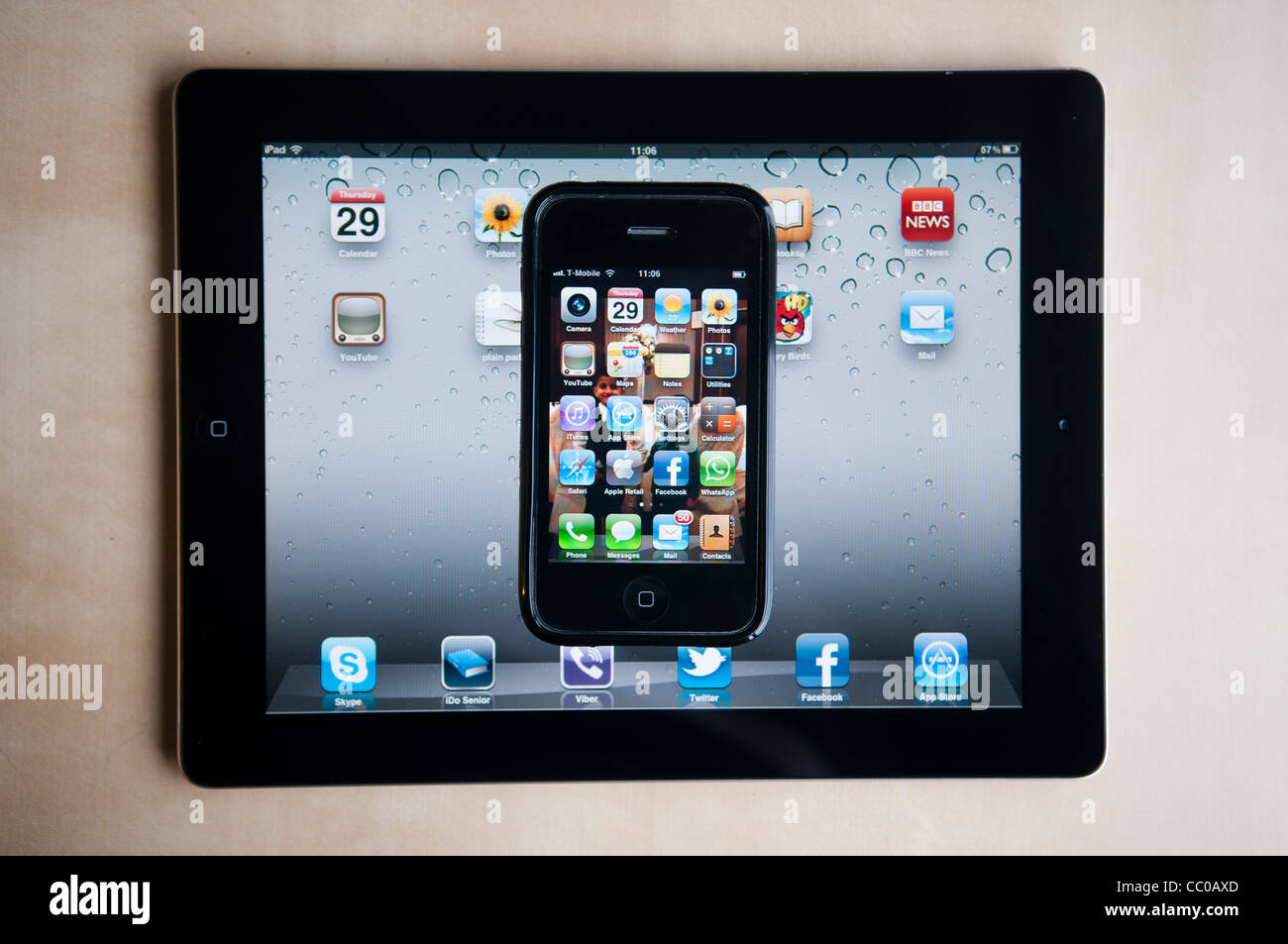 iPad and iPhone Stock Photo - Alamy