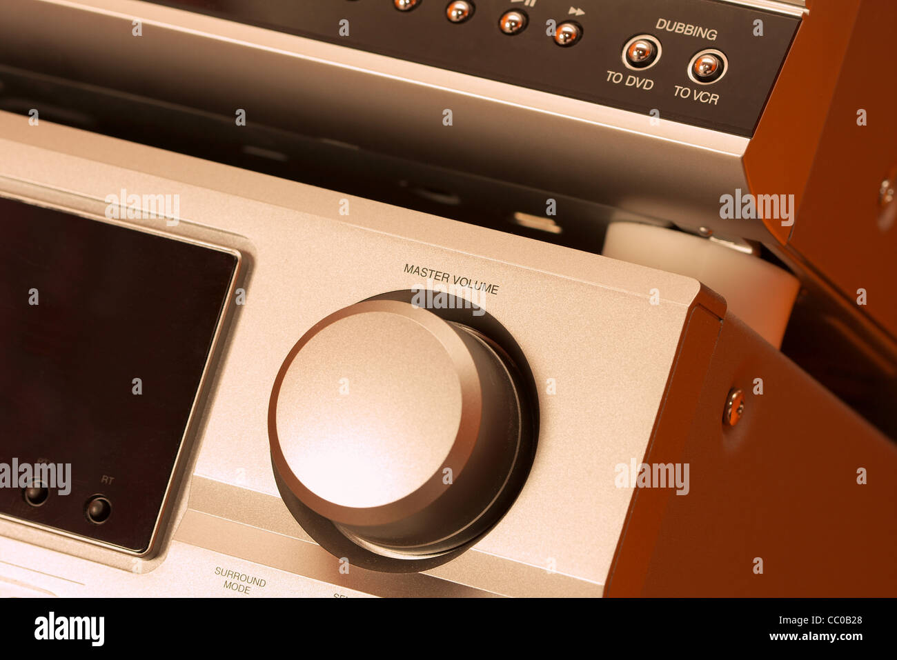 Detail of a hifi system Stock Photo - Alamy