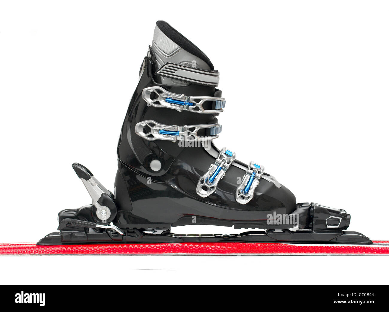 Skiing equipment isolated on pure white background Stock Photo - Alamy