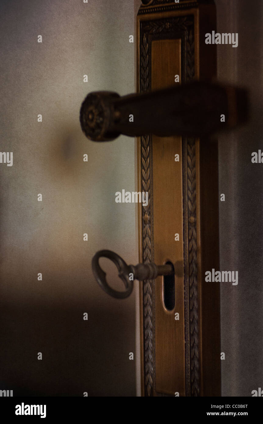 Unlock lock door hi-res stock photography and images - Alamy