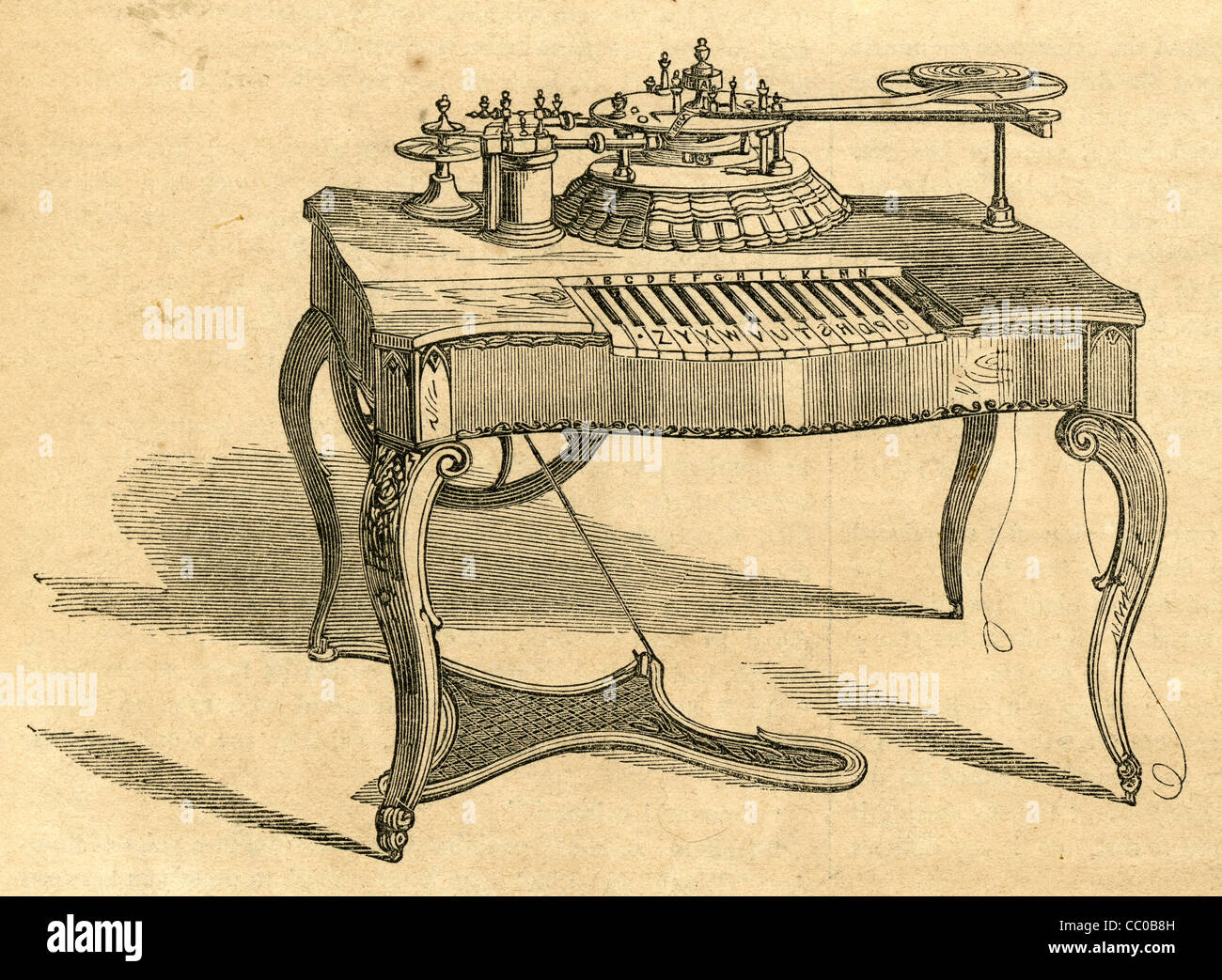 Telegraph machine hi-res stock photography and images - Alamy