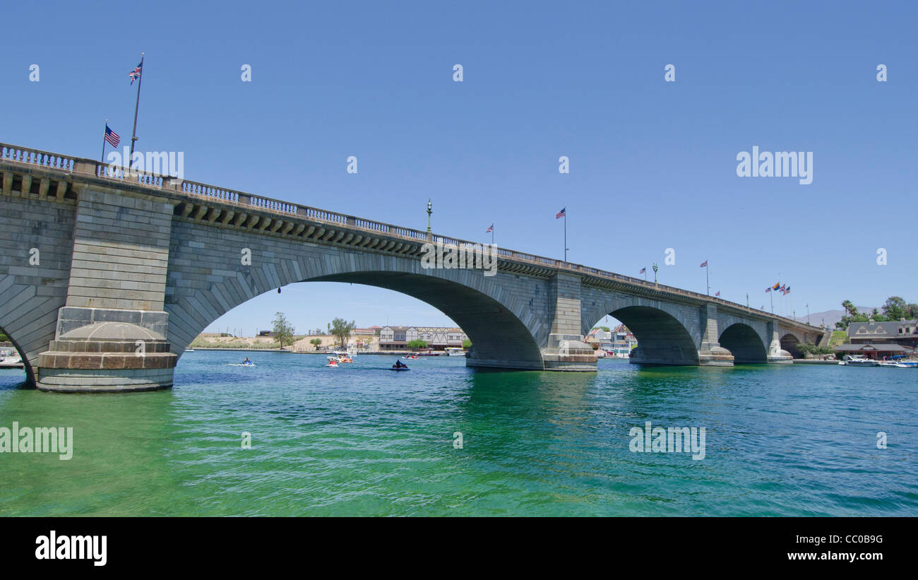 London bridge on Lake Havasu City Arizona Stock Photo - Alamy