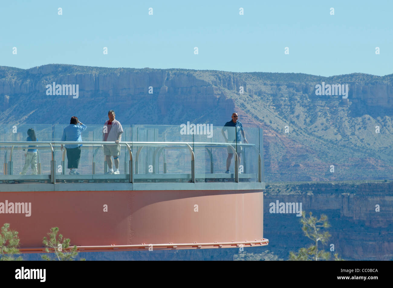 Skywalk grand canyon tourist hi-res stock photography and images - Alamy