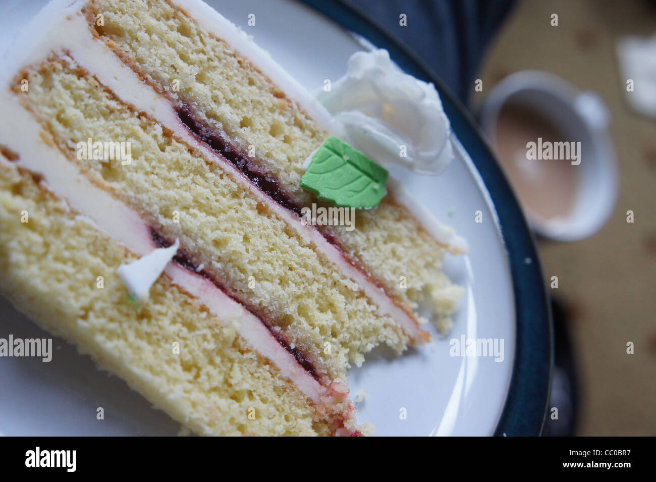 Tea and cake Stock Photo - Alamy