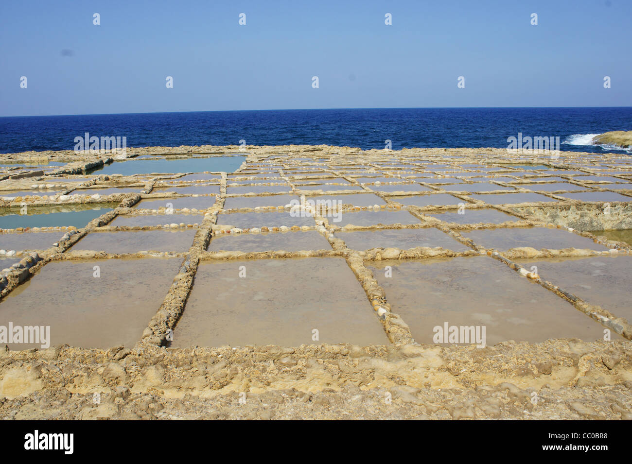 Blue sky salt pans hi-res stock photography and images - Alamy