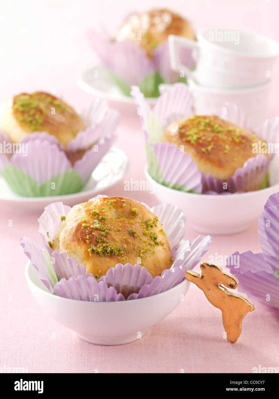 Lemon Savarin muffins Stock Photo - Alamy